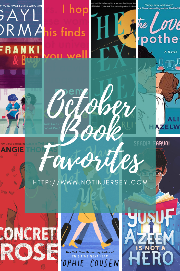 October Book Favorites - Not In Jersey