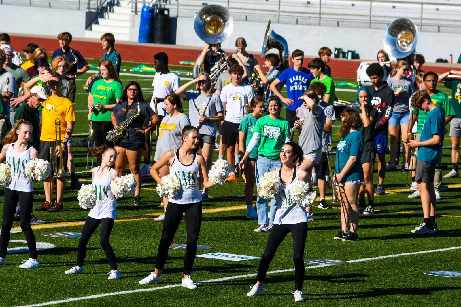 Gabbie's Pep Assembly and Field Photos - Not In Jersey