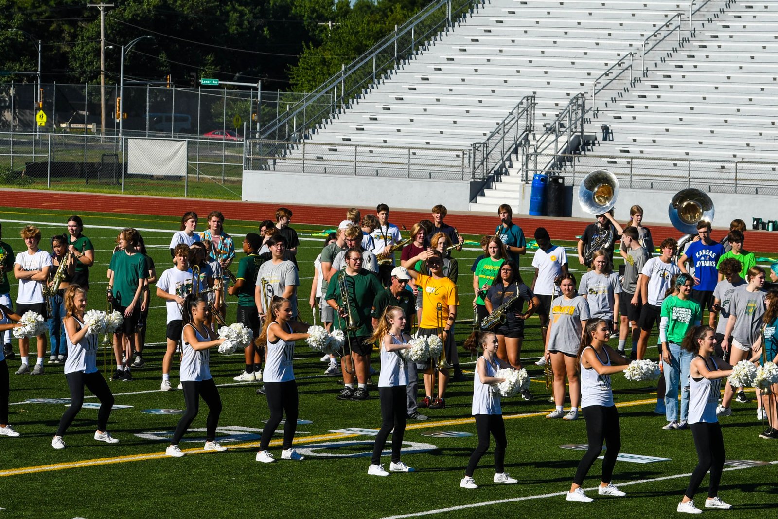 Gabbie's Pep Assembly and Field Photos - Not In Jersey