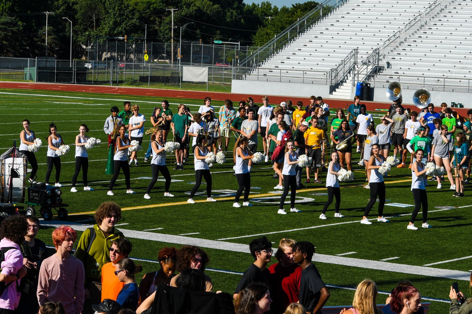 Gabbie's Pep Assembly and Field Photos - Not In Jersey