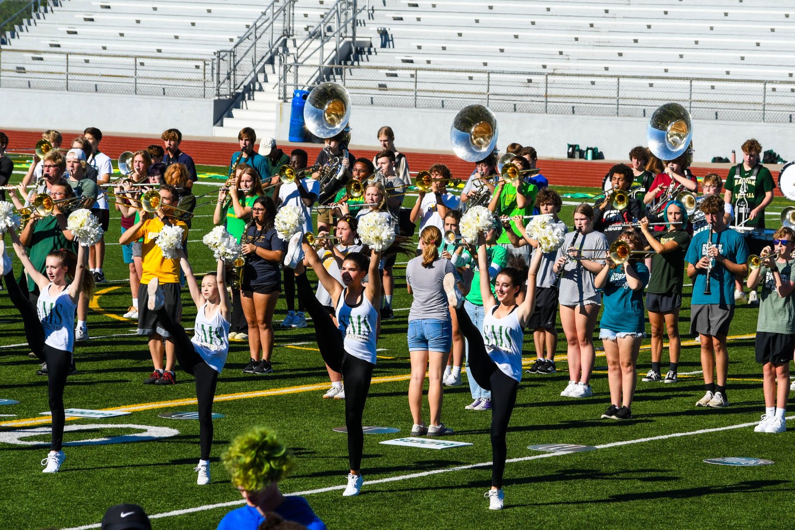 Gabbie's Pep Assembly and Field Photos - Not In Jersey