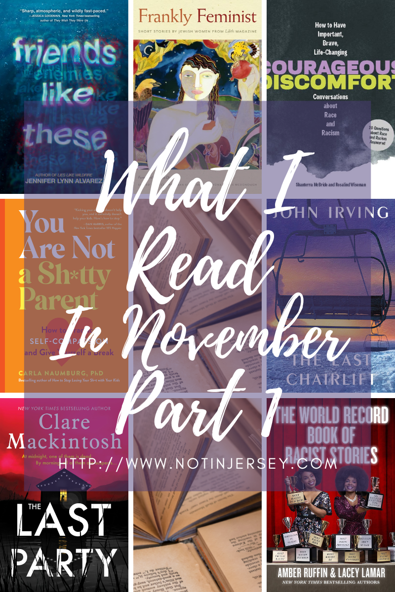 What I Read in November 2022 Part 1 - Not In Jersey