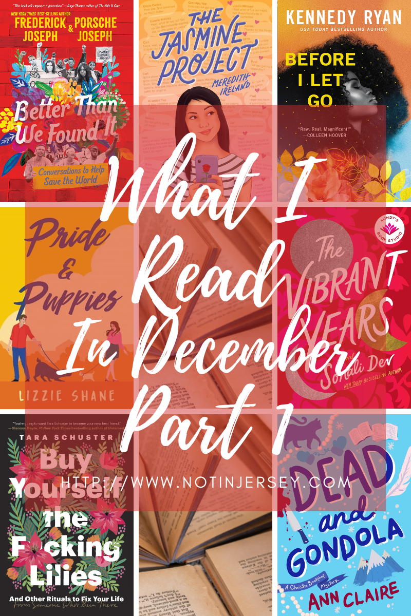 What I Read in December 2022 Part 1 - Not In Jersey