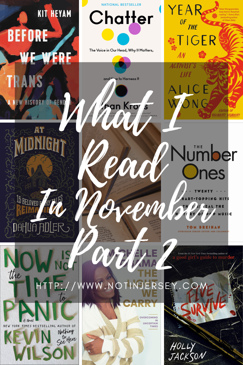 What I Read In November 2022 Part 2 - Not In Jersey