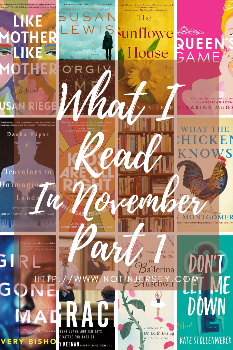 What I Read in November 2024 Part 1 - Not In Jersey